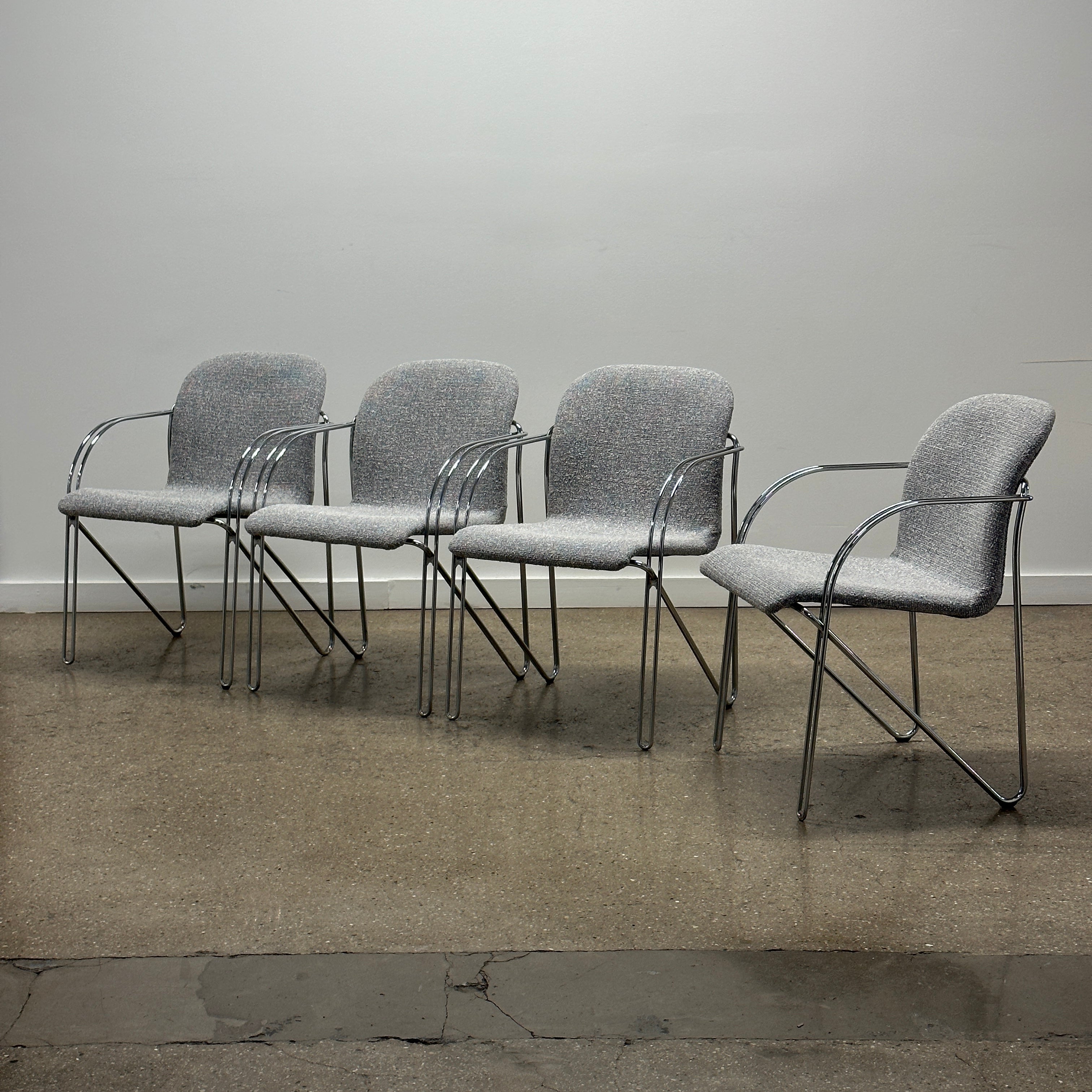 Danish Wire Chairs by Alfred Homann for Gispen/Labofa ...
