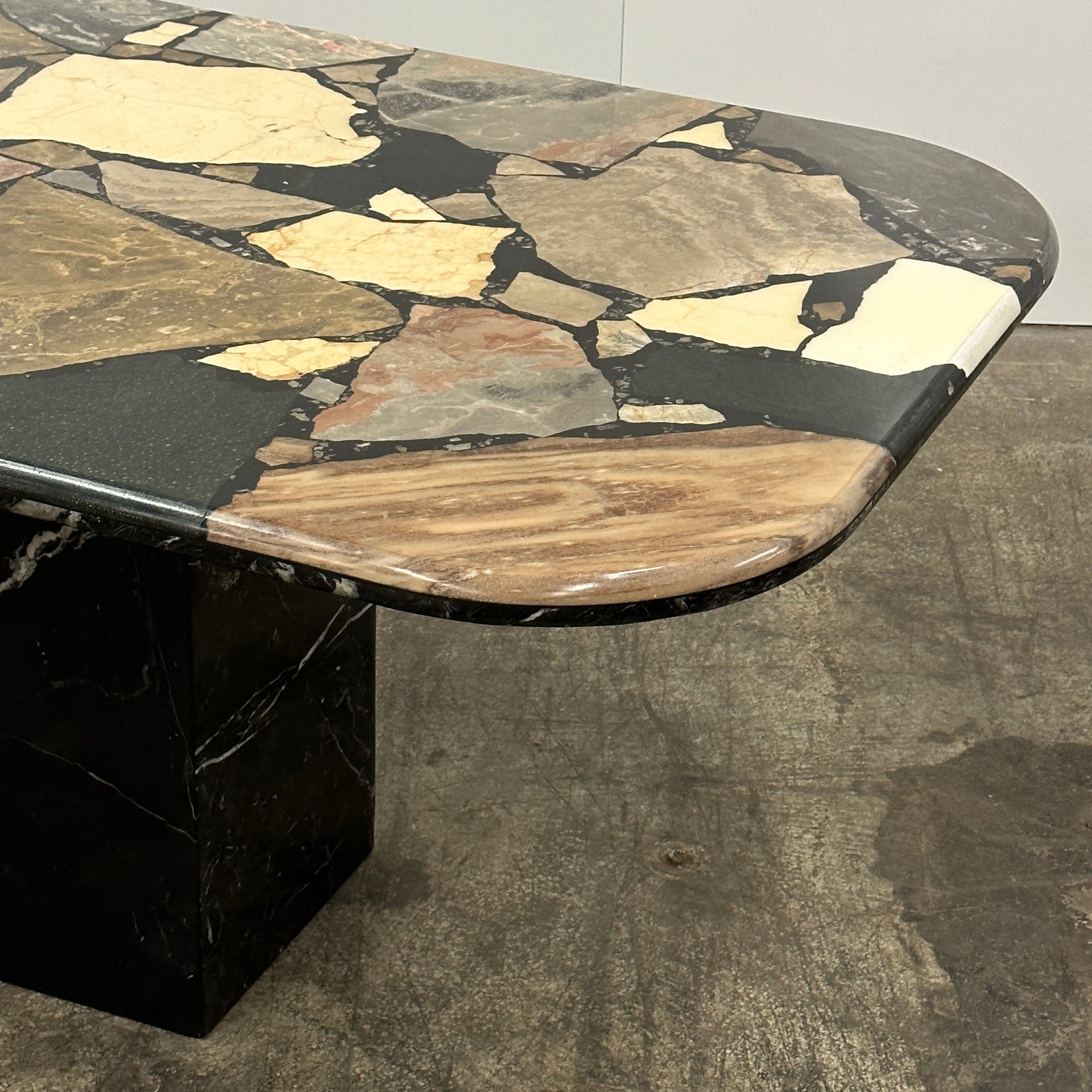 Mosaic Mixed Marble Dining Table – spotexclamationpoint