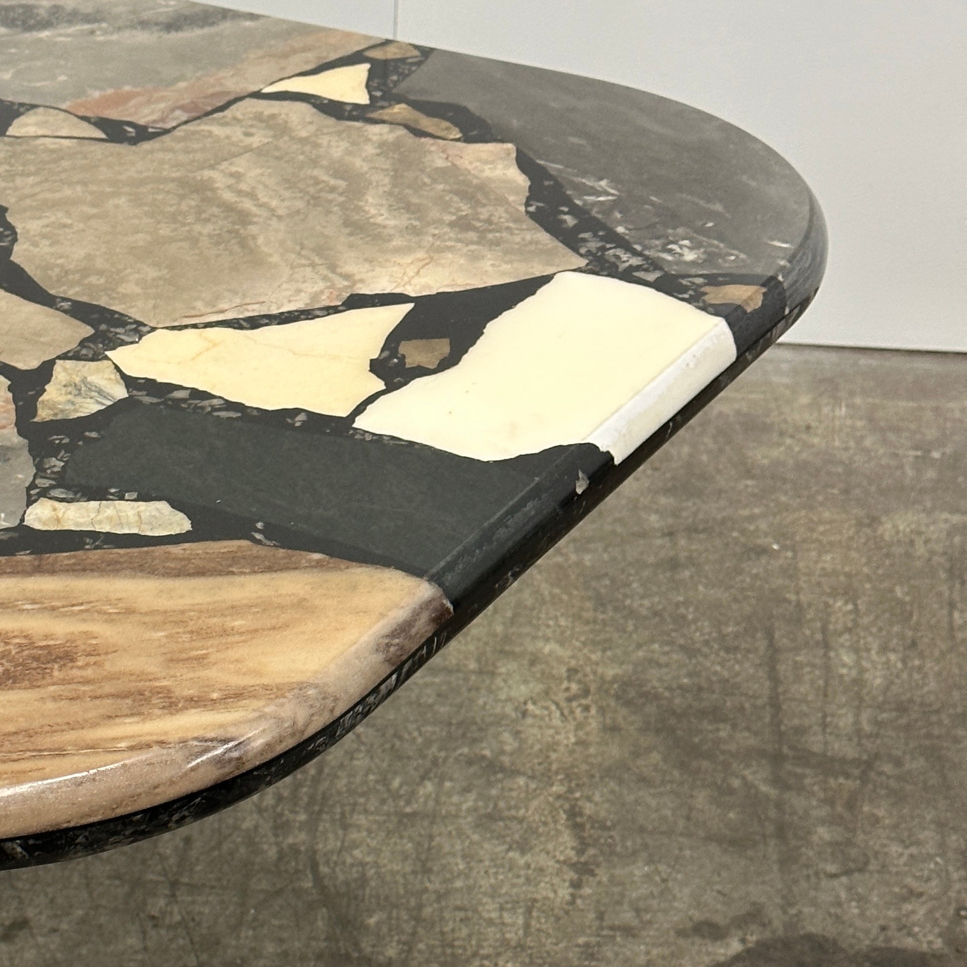 Mosaic Mixed Marble Dining Table – spotexclamationpoint